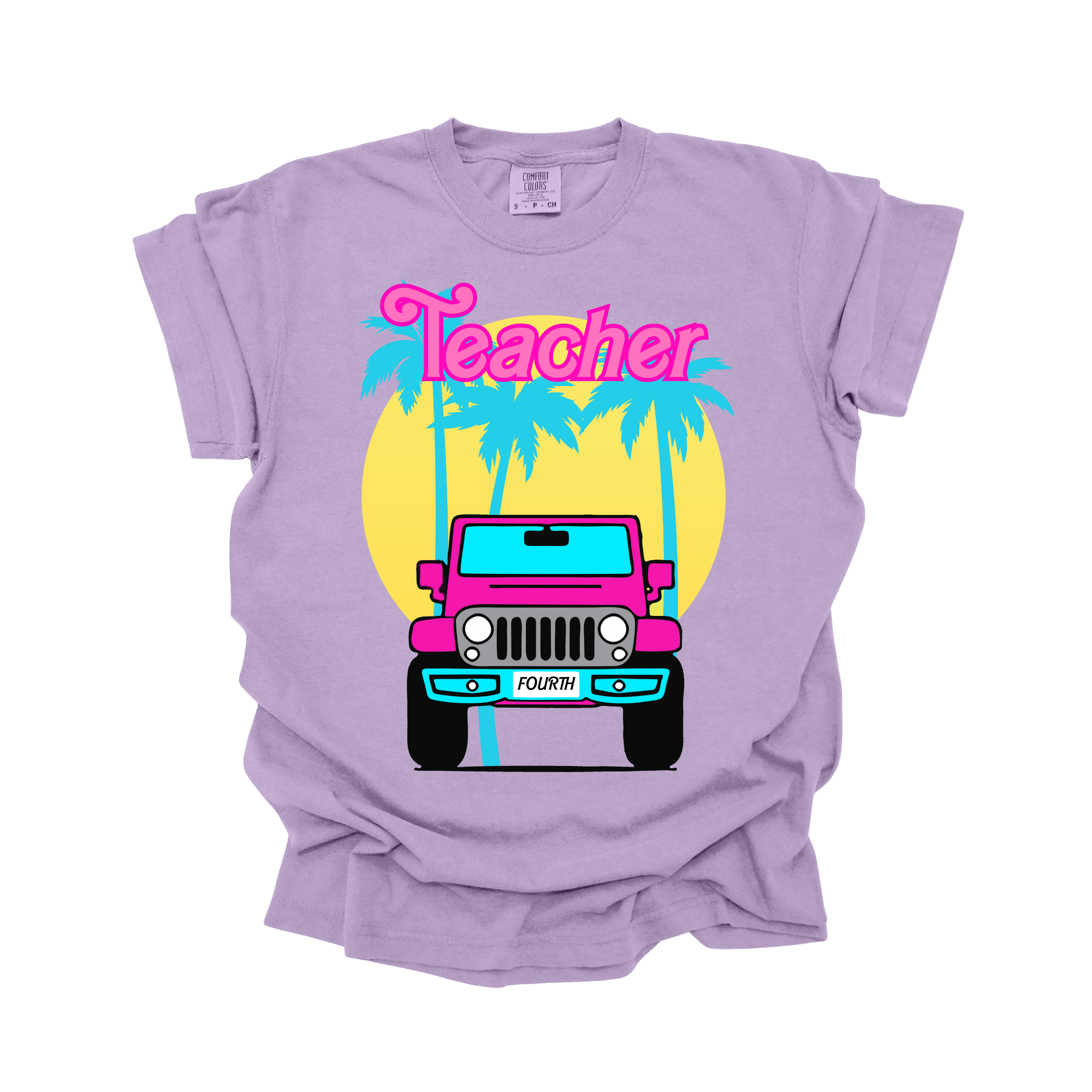 Malibu Fourth Grade Jeep Tee – Lipstick and Littles