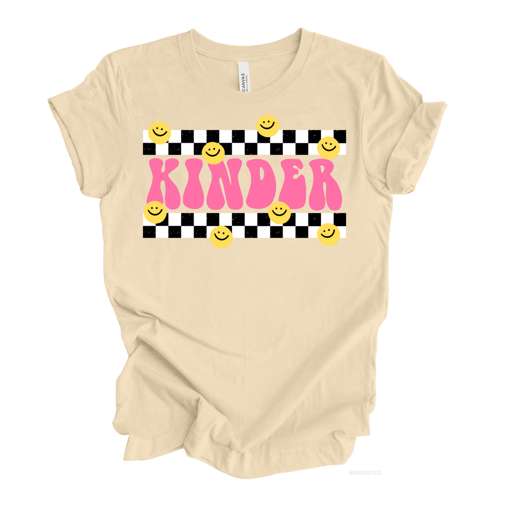 Kinder Smiley Tee – Lipstick and Littles