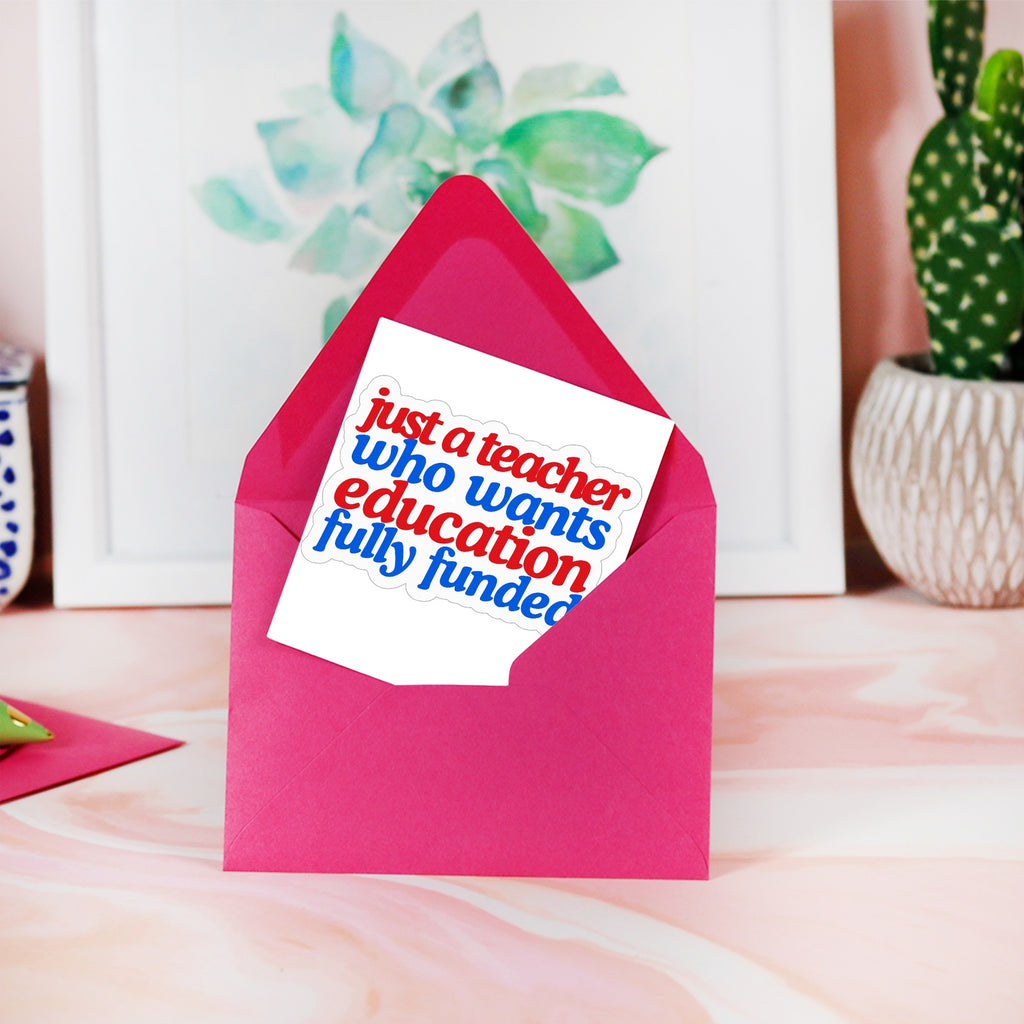 Fully Funded Sticker – Lipstick and Littles